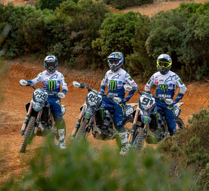 El equipo Monster Energy Yamaha Factory MXGP preparado para este 2022 ...